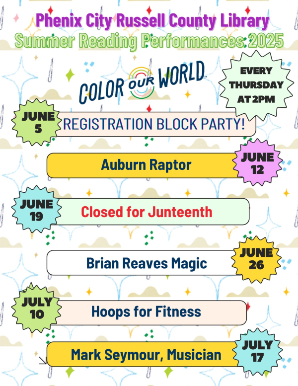 Phenix City-Russell County Library – Official site of the Phenix City-Russell County Library