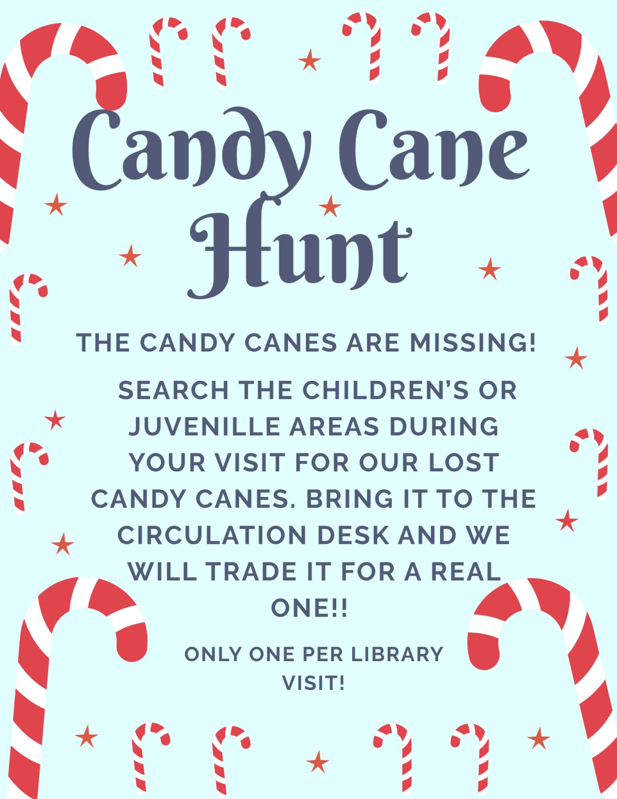 Candy Cane Hunt – Phenix City-Russell County Library